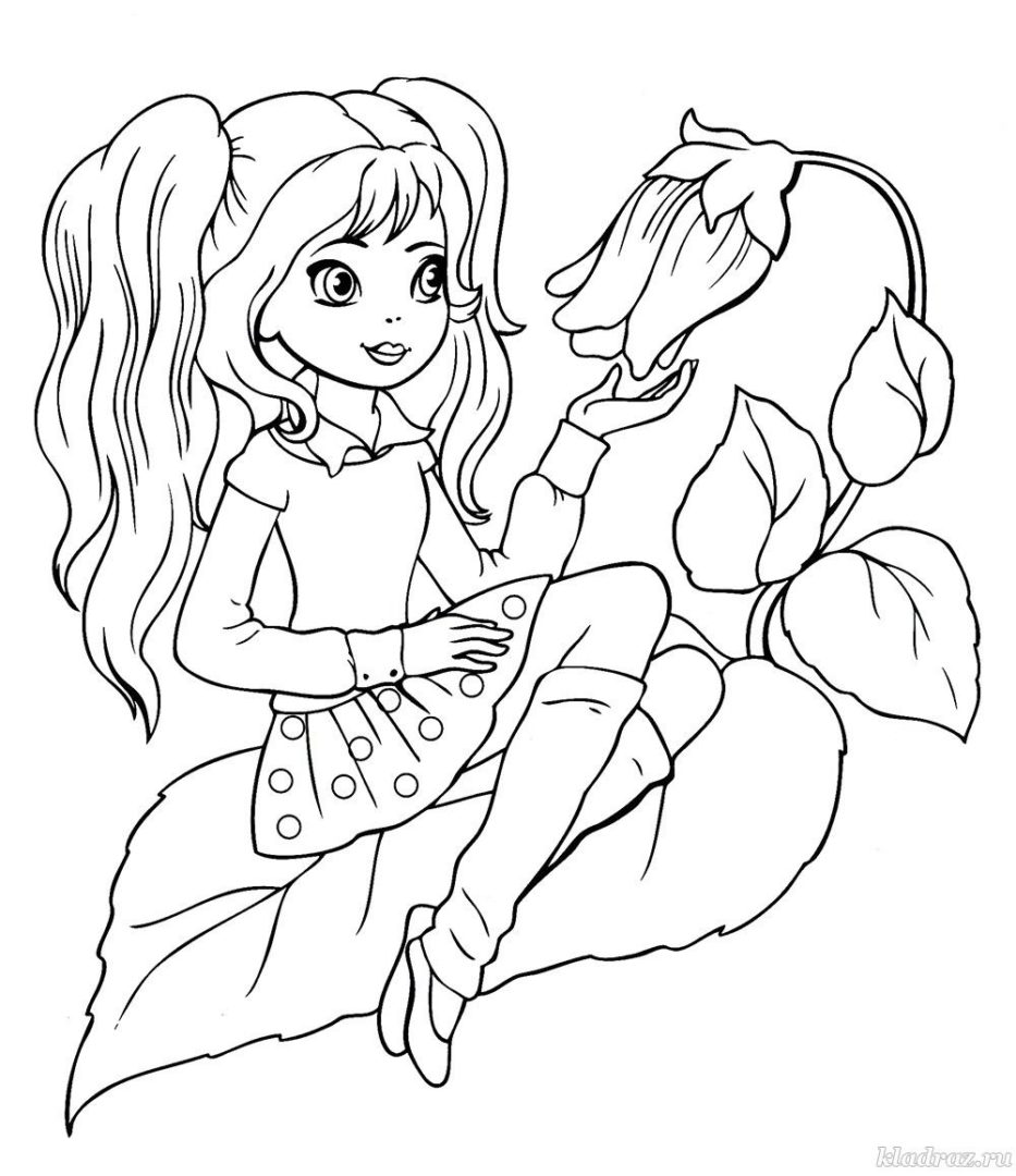 128 раскрасок для девочек